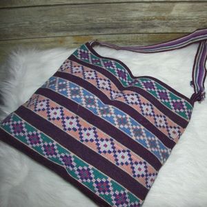 unknown | Bags | Diamond Pattern Woven Boho Square Shoulder Bag | Poshmark